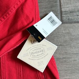 Lee | Jackets & Coats | Nwt Lee Vintage Modern Rider Jacket In Red ...